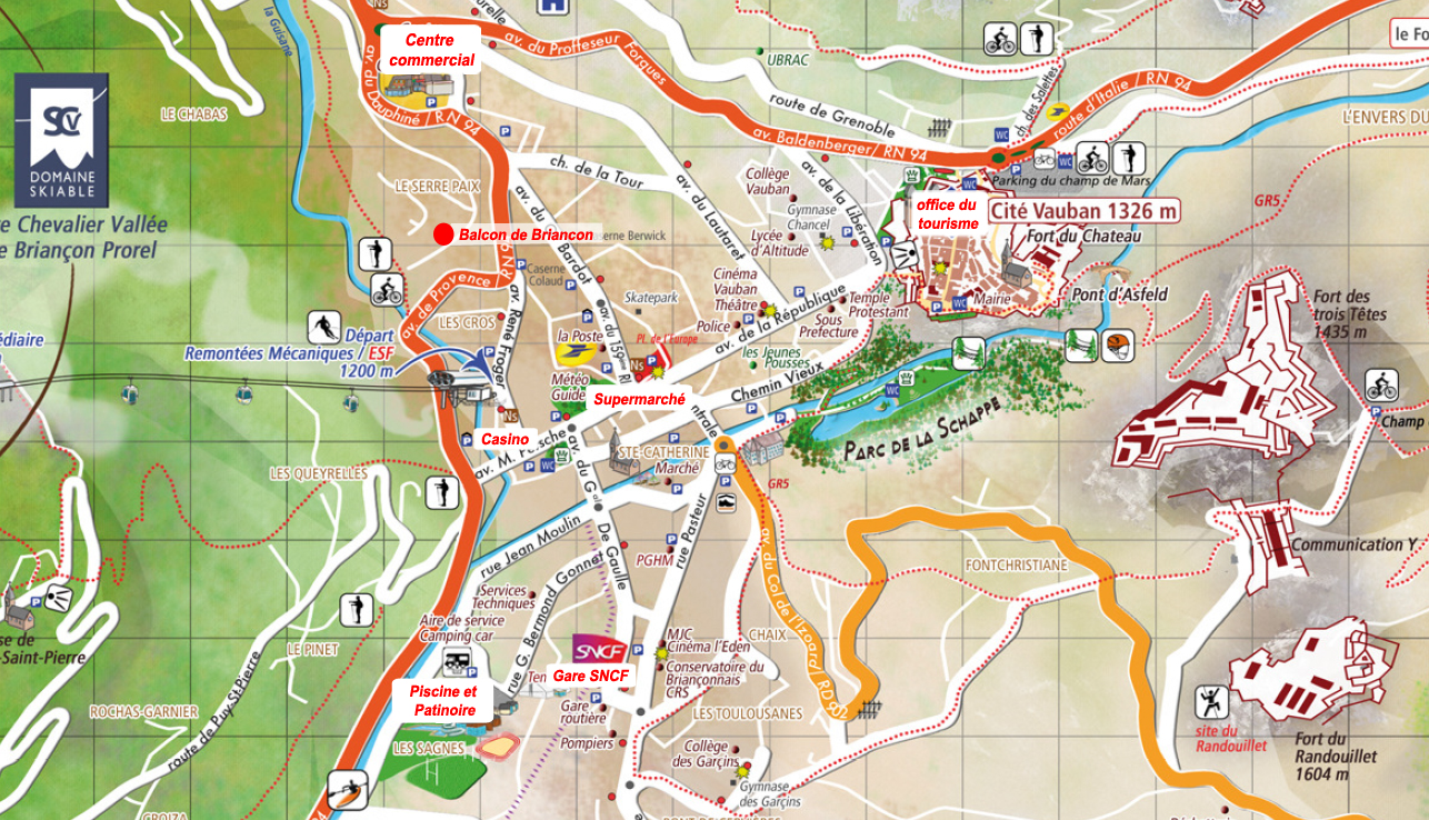 Balcons de Briancon - Serre Chevalier 1200